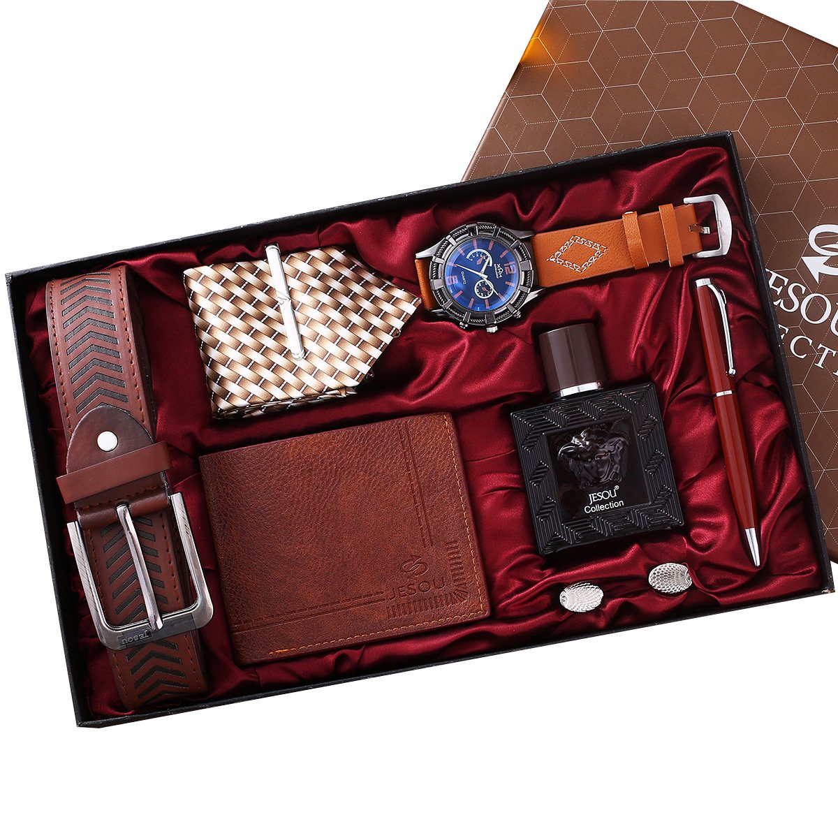 JESOU Men Premium Gift Set Box (7-in-1) M01 - DOR Collections Store